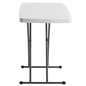 Iceberg Enterprises IndestrucTableTOO 30'' Plastic Rectangular Adjustable Folding Table ...